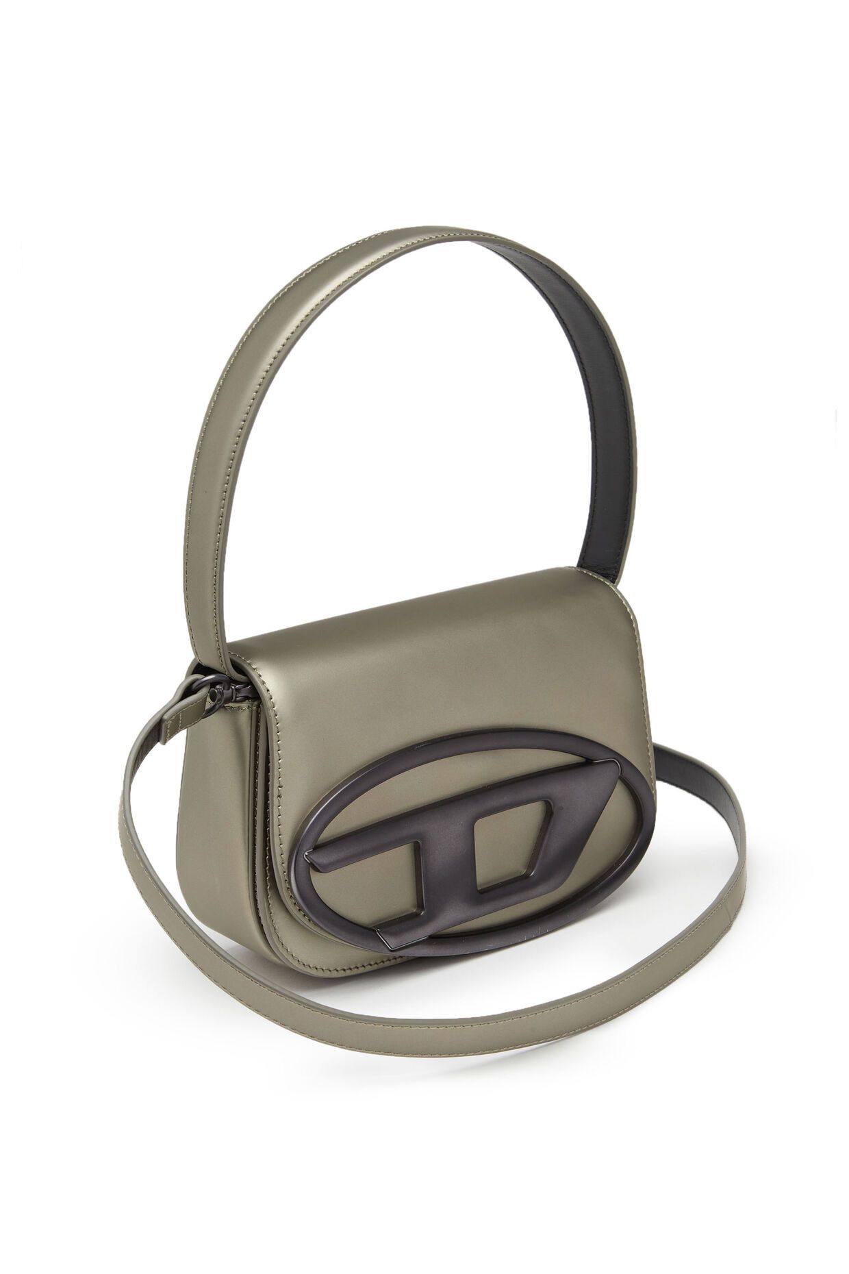 Diesel Tas 1DR Metallic Grey online kopen bij LDH Moda. X08396 P5468-Grey